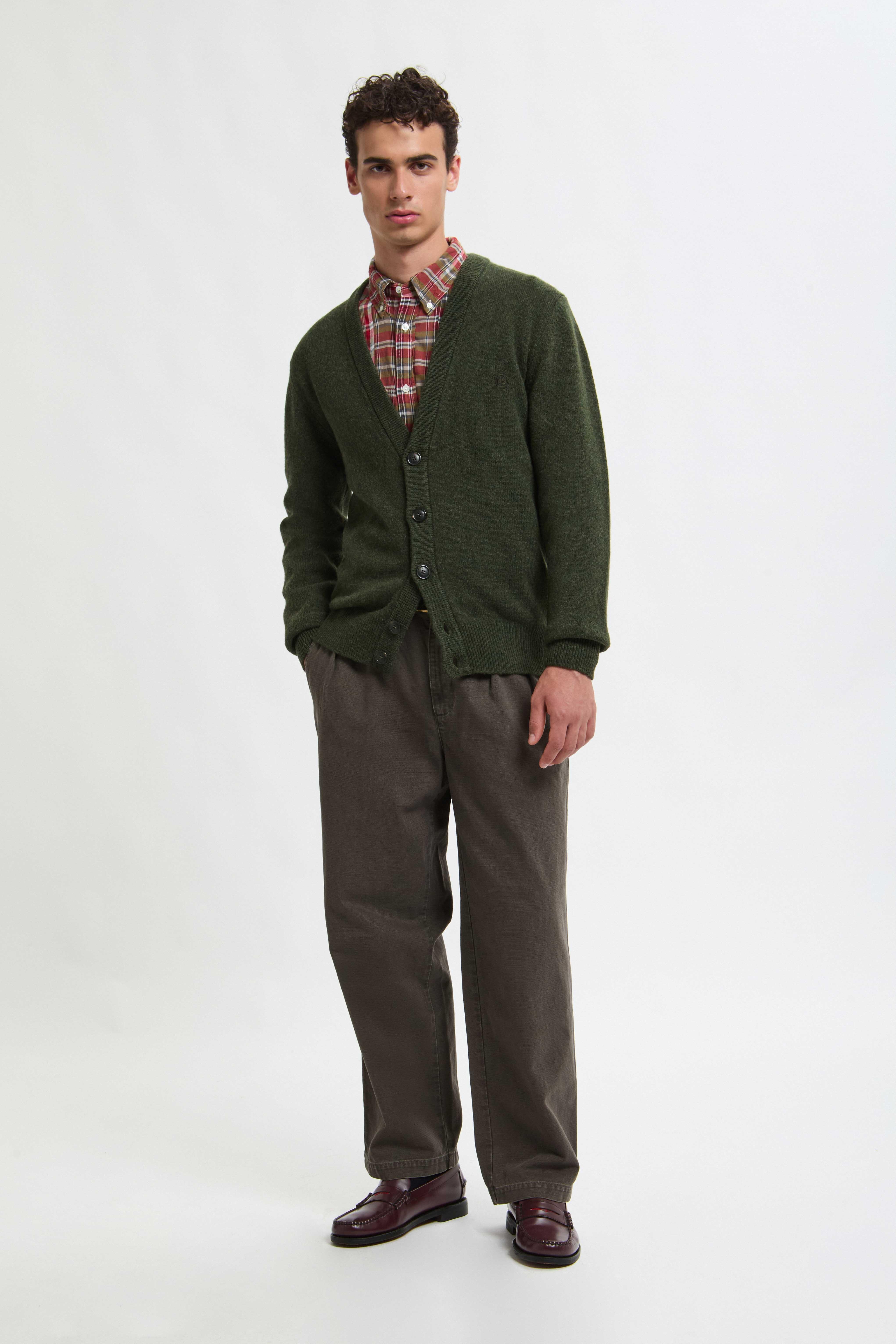 SHETLAND CARDIGAN Beech by Baracuta | Men | WP Store
