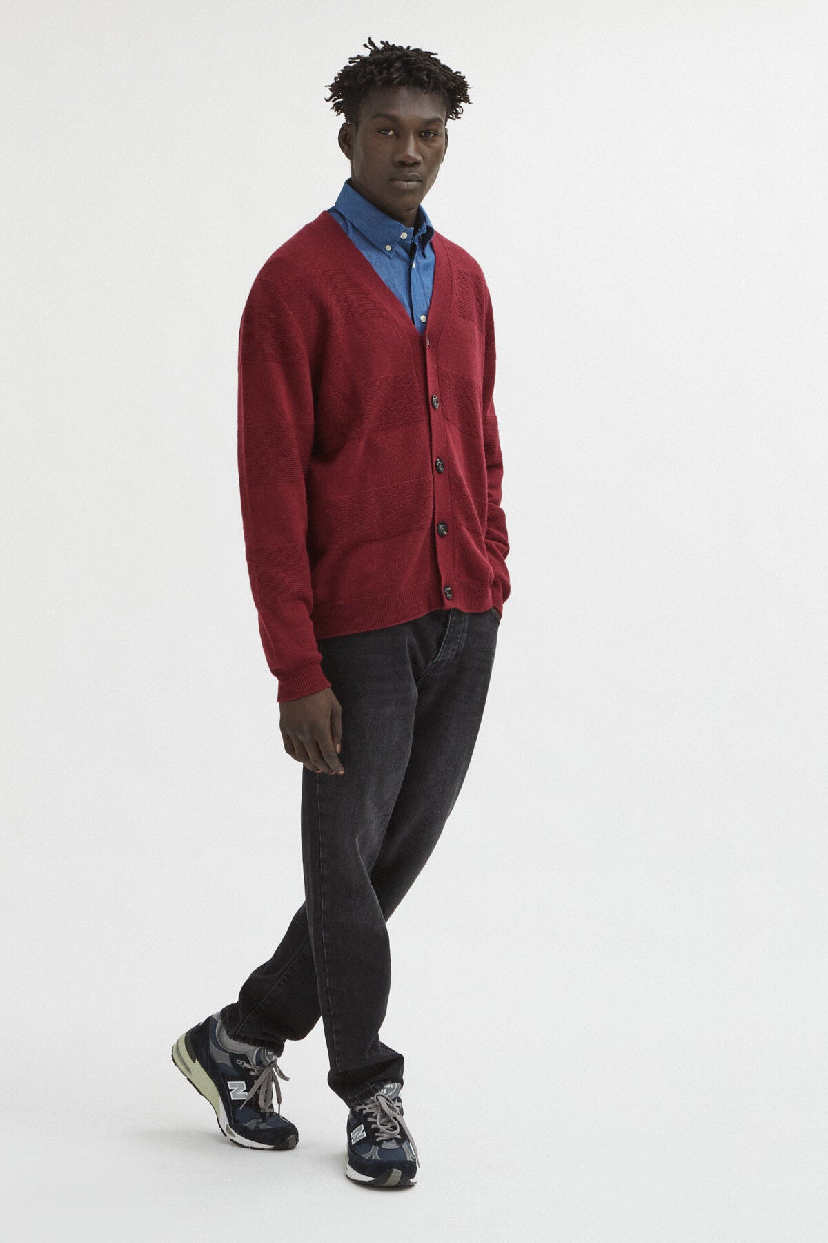 Knit Cardigan Tawny port by Baracuta | Men | WP Store